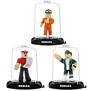 Roblox Action Collection - 15th Anniversary Domez Collectible Work at a Pizza Place: Pizza Delivery Guy, Welcome to Bloxburg: Tom, Jailbreak: Inmate 3-Pack [Includes 3 Exclusive Virtual Items]