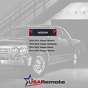 2 fits Nissan Altima/Pathfinder / JX35 / QX60 Smart key Fob Keyless Entry Remote 2013 2014 2015 2016 (KR5S180144014)