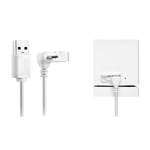 Wasserstein Solar Panel Compatible with Wyze Cam Outdoor - Power Your Surveillance Camera continuously with 2W 5V Charging (2-Pack, White) (Wyze Cam Outdoor NOT Included)