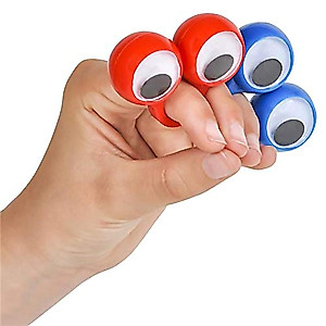 The Dreidel Company Large Eye Finger Puppets (12-Pack)