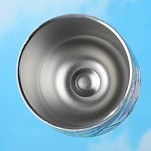 MINISO Tropical Insulated Wine Tumbler with Lid, Double Wall Stainless Steel Wine Cup Wine Glass 11.6oz Vacuum Insulated Travel Mug for Cold Hot Drinks,Coffee Tumbler Water Bottle for Home and Office