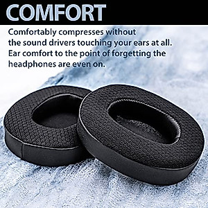 Ear Force Elite 800 / Elite 800X Cooling Gel Earpads - Compatible with Ear Force Elite 800 and Elite 800X Headset I Replacement Ear Cushion Ear Cup (Breathable Mesh)