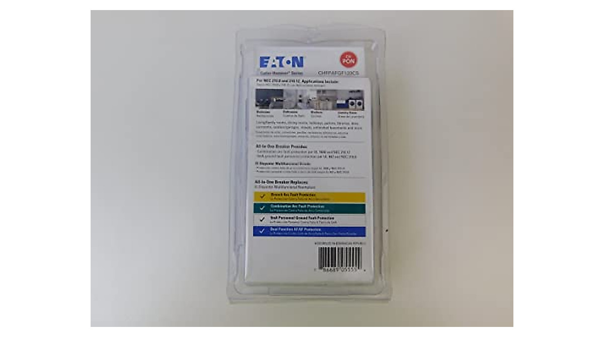Eaton CH 20 Amp Dual Function Circuit Breaker - Safe & Easy to Install