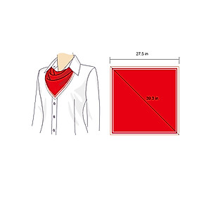 SATINIOR Chiffon Scarf Women Square Handkerchief Lightweight Satin Ribbon Scarf Retro Neck Scarf