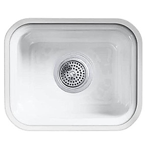 KOHLER K-6589-U-0 Northland Undercounter Entertainment Sink, White