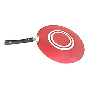 YADNEH Non-Stick Roti Pan Frying Pan Chapati Pan Chapati Tawa Concave Aluminum Tava Griddle Crepe Pan Frying Pan for Omelette Pan Paratha Pan Roti Tava Aluminum Chapati Pan(285 MM)