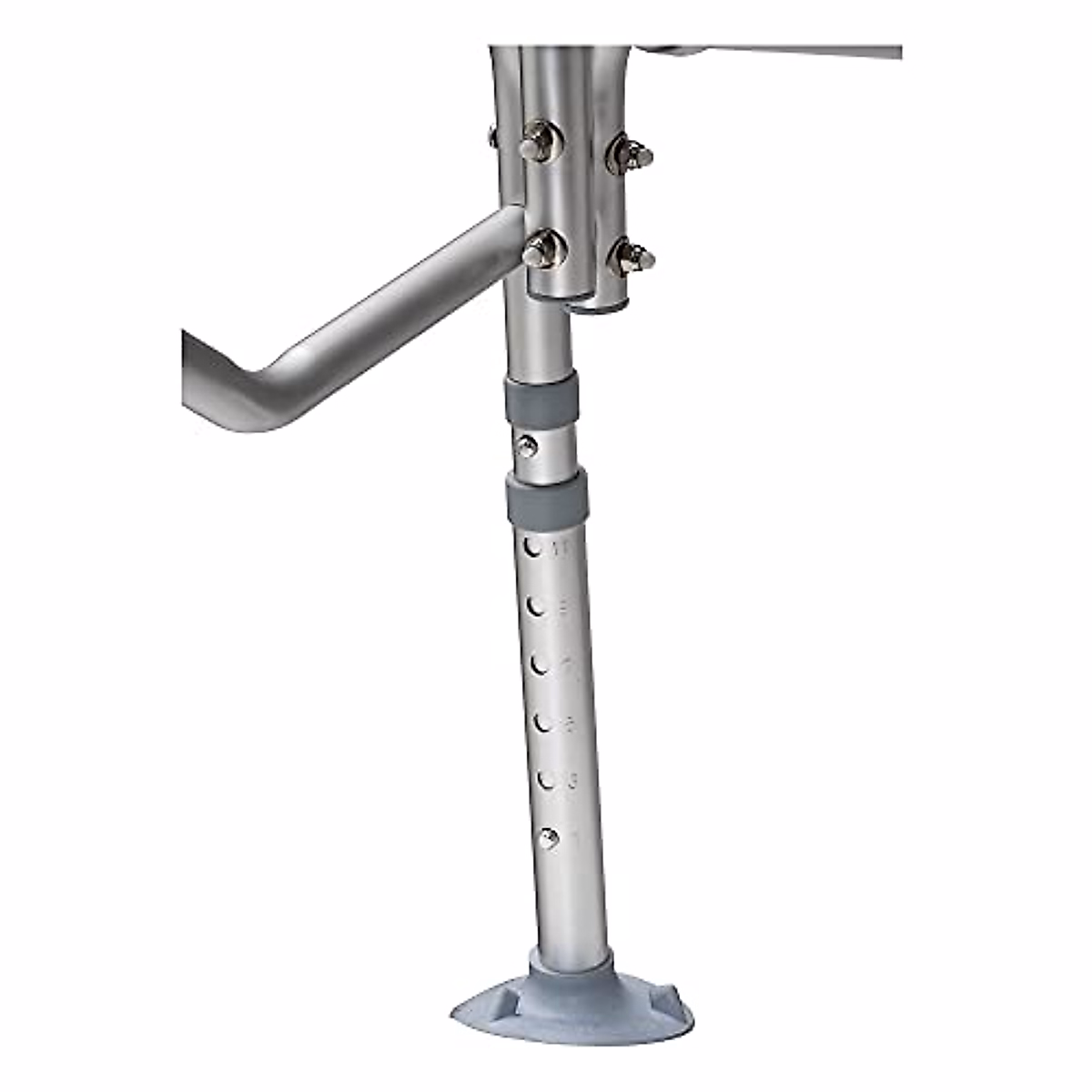 Drive Medical 12025KD-1 Folding Universal Sliding Transfer Bench, Gray