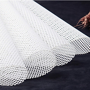 GUCUJI 4Pcs 8 inch Non stick Silicone Steamer Liners Mesh Mat Pad Steamed Buns Dumplings Baking Pastry Dim Sum Mesh