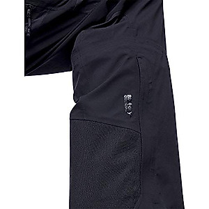 Black Diamond Mens Dawn Patrol Hybrid Ski Pants, Black, Large
