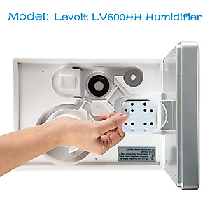 KEYJINIU 20 Pack LV600HH Replacement Descaling Pad, Compatible for LEVOIT LV600HH LV600S Mineral Absorption Pad