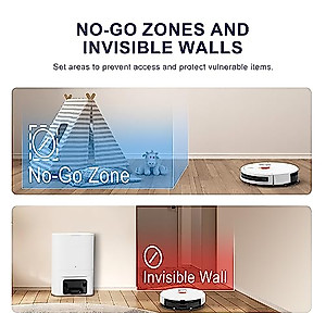 Lydsto Robot Vacuum and Mop Combo with HEPA Self-Emptying Base, 3-in-1 Robotic Vacuum with Lidar Navigation for 40 Days of Cleaning, 3000Pa Suction, Smart Map, App Control, Perfect for Pet Hair, R5