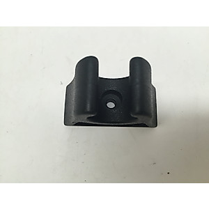 MARINE BOAT CANOE KAYAK PAIR of BLACK PP+TPR MOLDED PADDLE CLIP 3/4" DIAMETER