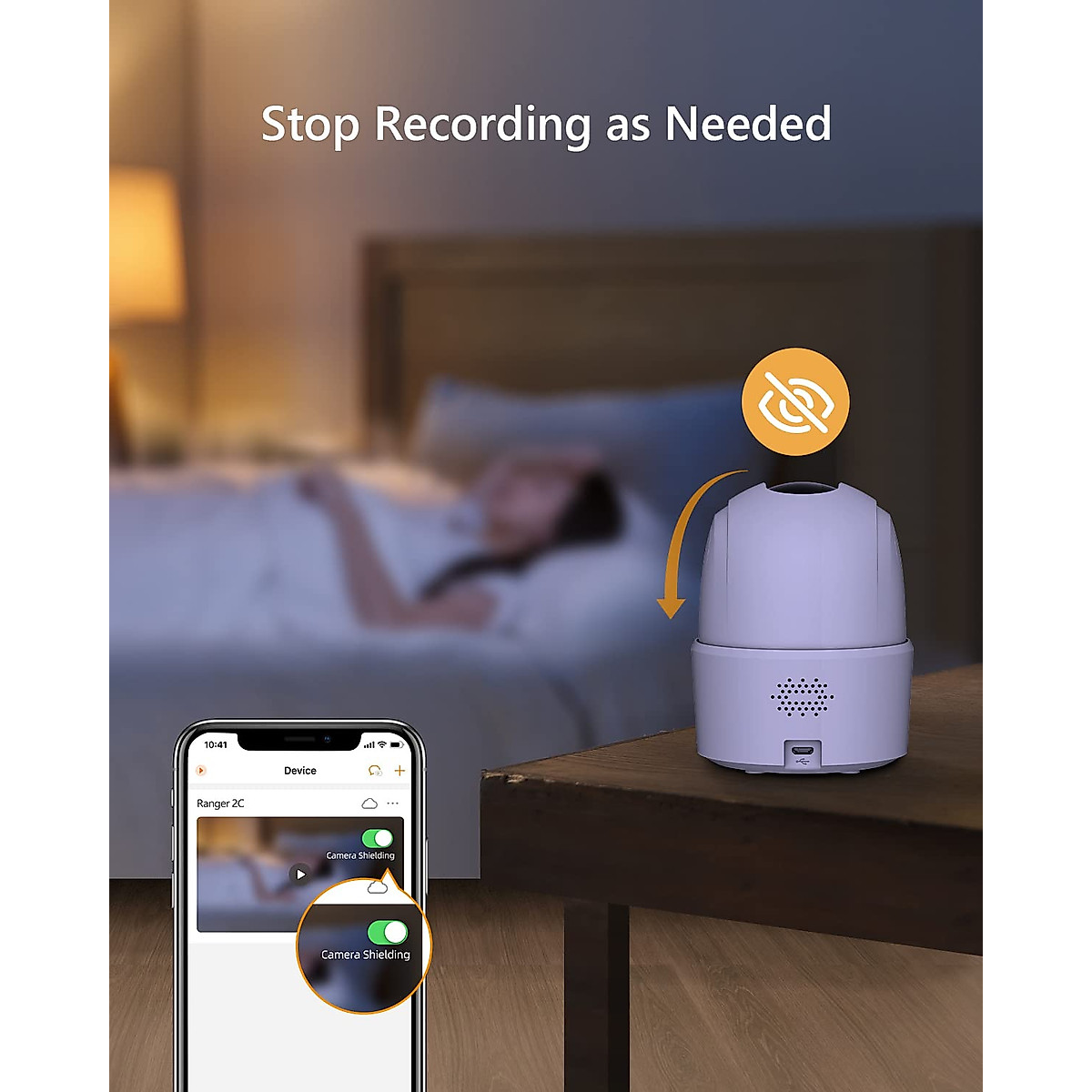 Imou Indoor Security Camera 1080p WiFi Camera (2.4G Only) 360 Degree Home Camera with App, Night Vision, 2-Way Audio, Human Detection, Motion Tracking, Sound Detection, Local & Cloud Storage
