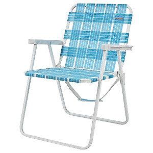 #WEJOY Folding Webbed Lawn Beach Chair,High Back Seat Backpack Portable Lightweight Chairs+High Back Folding Beach Chair,Lightweight Camping Lawn Chairs for Adults with Hard Arm,Headrest,Pocket