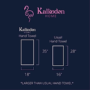 Organic Turkish Cotton Hand Towels for Bathroom | 17 x 35 Inches | Large Soft Plush Fluffy Highly Absorbent Towels for Kitchen, Hand and Face | Decorative Boho Hand Towel (Green, Hand Towel)