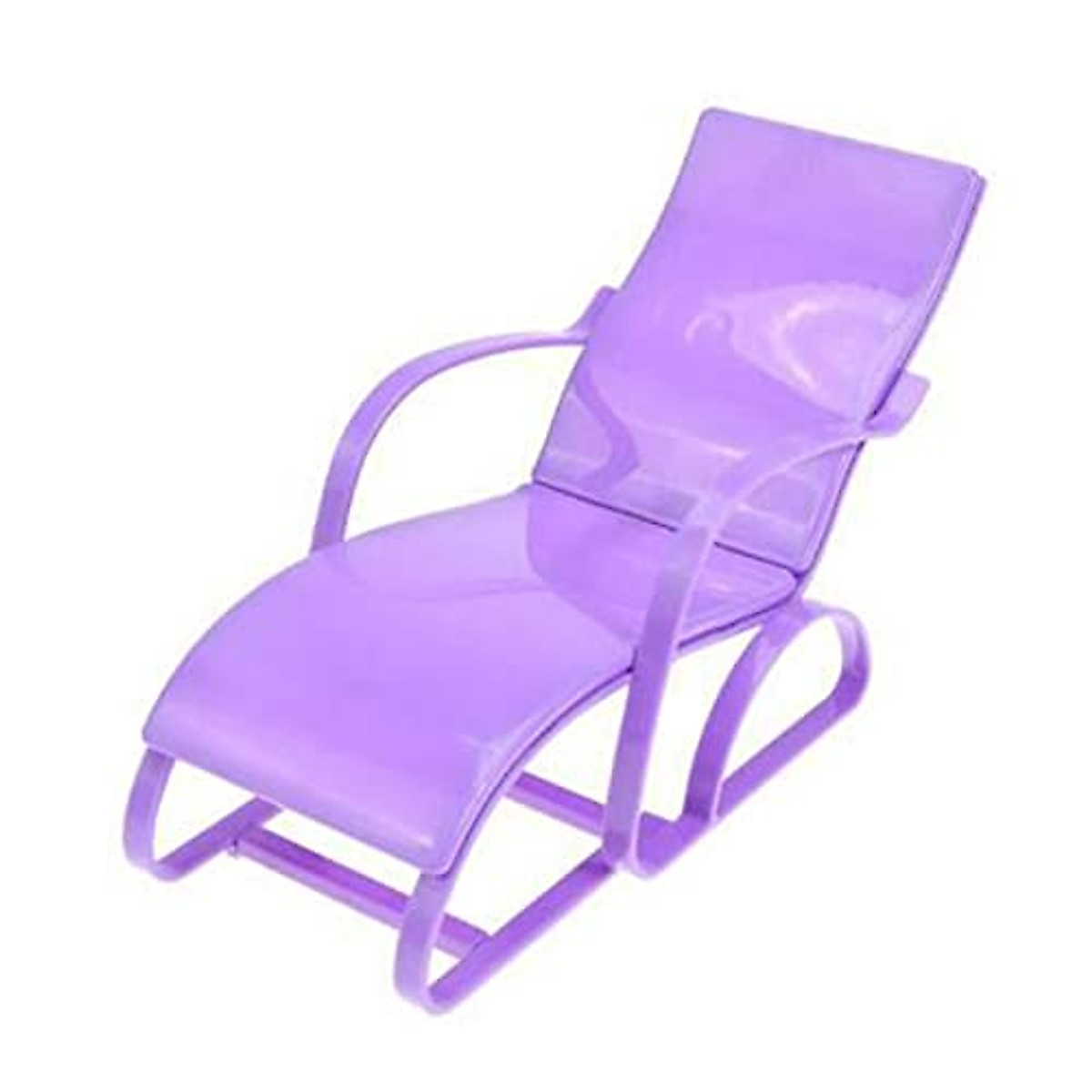 Menolana 1:6 Dollhouse Chair Furniture Unassembled 1/6 Mini Dollhouse Chair Furniture Model, Purple