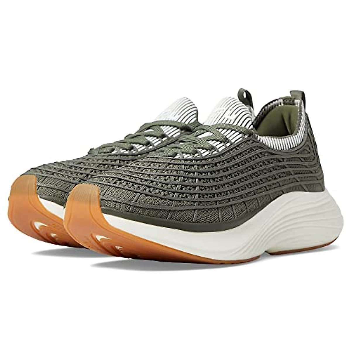 Athletic Propulsion Labs (APL) Techloom Zipline Fatigue/Ivory/Ribbed 9.5 B (M)