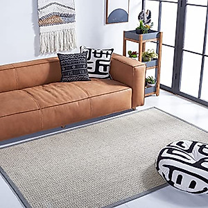 SAFAVIEH Natural Fiber Collection 10' x 14' Beige NF475B Premium Sisal Area Rug