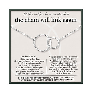 HOPE LOVE SHINE Memorial Necklace - Sympathy Gift for Loss of Loved One - In Memory of Mother, Father, Daughter, Son or Friend - Remembrance Jewelry with Memorial Poem - Sterling Silver Necklace