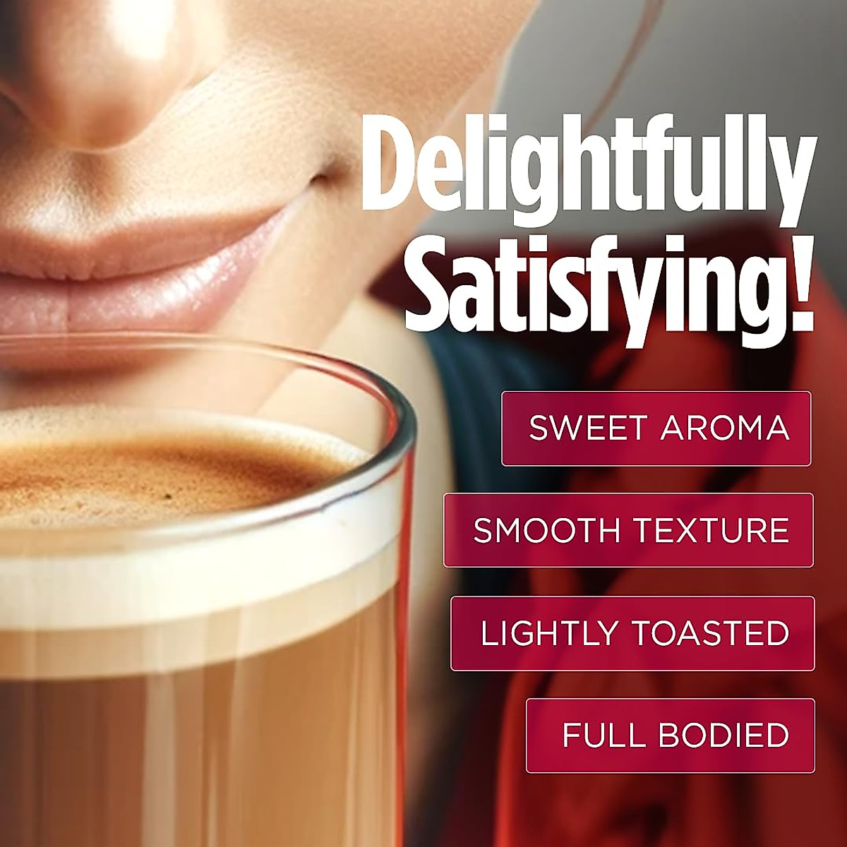 VitaCup Slim Instant Coffee Packets, with Garcinia, Fiber, B Vitamins, Bold & Smooth, Medium Dark Roast, 100% Arabica Coffee in Single Serve Sticks, 24 Ct