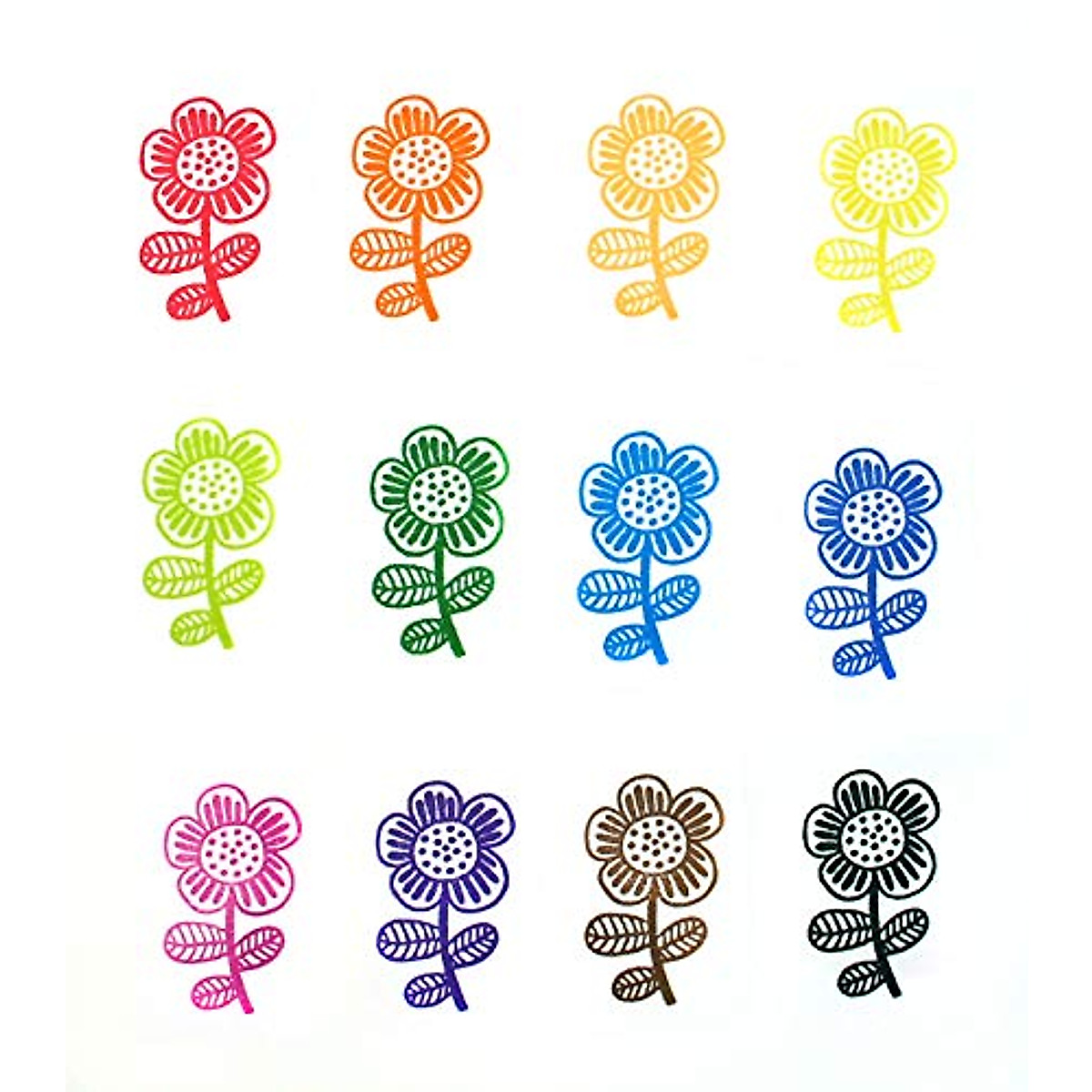 Tsukineko MD-012-100 12-Piece Assortment Memento Dew Drops Fade-Resistant, Gum Drops