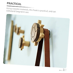 FONDOTIN Turtle Shape Towel Hook Pull Hook Kids Room Decor hat Wall Hangers for Clothes Hook up Nonporous Wall-Mounted Turtle Wall Art Decorative Wall Bathrobe Decorate Ordinary