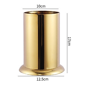 Gazechimp Chopstick Storage Holder Spoon Fork Storage Rack Tableware Spoon Storage Drainer Rack Cutlery Holder for Home Makeup Brush Pantry Countertop , Style A