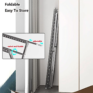 UVCMDUI Heavy Duty Clothes Airers Indoor Strong Folding, Windproof Retractable Drying Rack Collapsible Clothes Rail, Airing Rack Clothes Drying Rack for Indoor Outdoor,2 Poles with Shoe Rack,2.3m