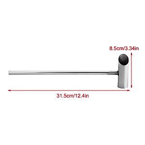 Huairdum 29CM Candy Floss Machine Spoon Stainless Steel, Safe Long Handle Candy Floss Machine Spare Tool Parts for Candy Floss Machine and Spoons Kitchen