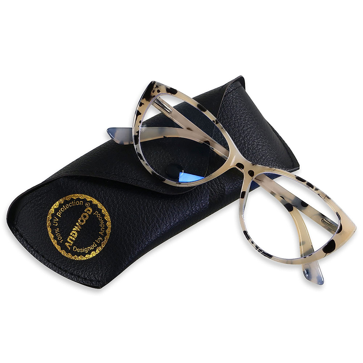 Blue Light Blocking Glasses Women Bluelight Blocker Computer Cateye Clear Reading Cat Eye Eyeglasses Frame