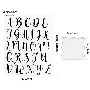 Alphabet Cake Stamp Tools Cookie Stamp Set Alphabet Numbers Fondant Cake Mold (9 pieces)