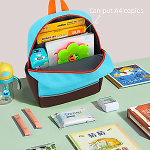 willikiva Kids Cute Dinosaur Car Toddler Backpack for Boys and Girls School Bag(Dinosaur)