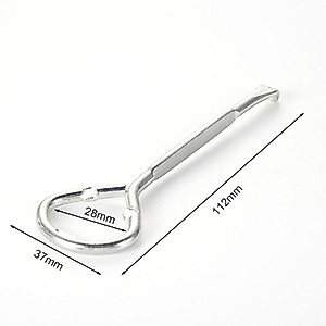 ZHIQIAN Metal Paint Can Opener and Beer or Soda Bottle Opener, Multifunctional Portable Paint Bottle Opener, Sturdy Steel Design, Lid Removal(1pc)