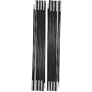 4.9M Tent Poles Replacement for Tarp, Multi Sections Foldable Adjustable Fiberglass Tarp Poles for Camping Backpacking,Lightweight Replacement Tent Poles