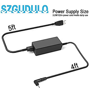 19V 3.42A 65W Acer Laptop Charger Replacement for Acer Chromebook 11 13 14 15 R11 CB3 CB5 C740 C720 C720p C738T C731 CB3-532，Acer aspire 5 E15 V5 V7 V3 R3 R7 S3 E1 M5 Series E5-575 5250 5253 5349 5532
