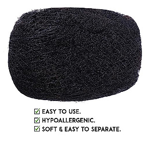 Perfect Tranzitions Afro Kinkys Human Hair Bundle For Making,repairing & Bulking Locs 8 Inch Long Afro Kinky Bulk Human Hair For Locs 100% Natural Kinky Human Hair For Twisting & Braiding 1Oz