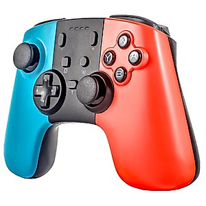 Sefitopher Wireless Controller Compatible for Nintendo Switch,Switch pro Controller PC Wird Gamepad Support Gyro Axis Turbo and Dual Vibration (Black(blue-red))