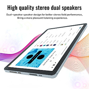 MERRYROYAL Tablet 10.4 inch 32GB Android 11 Quad Core 6000mAh 1332x800 HD CTP Tablets (LightGray)