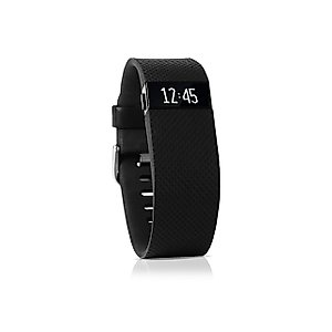 Fitbit Charge HR Wireless Activity Wristband (Black, Small )