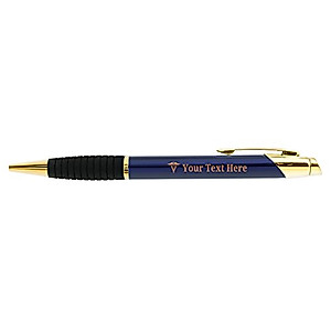 Custom Pens Veterinarian Symbol Vet Pens Engraved Blue Rotating 2-Pack Gift Personalized Pen Set