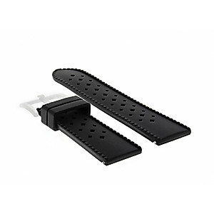 Ewatchparts 24MM SILICONE RUBBER WATCH BAND FOR IWC PILOT PORTUGUESE TOP GUN WATCH