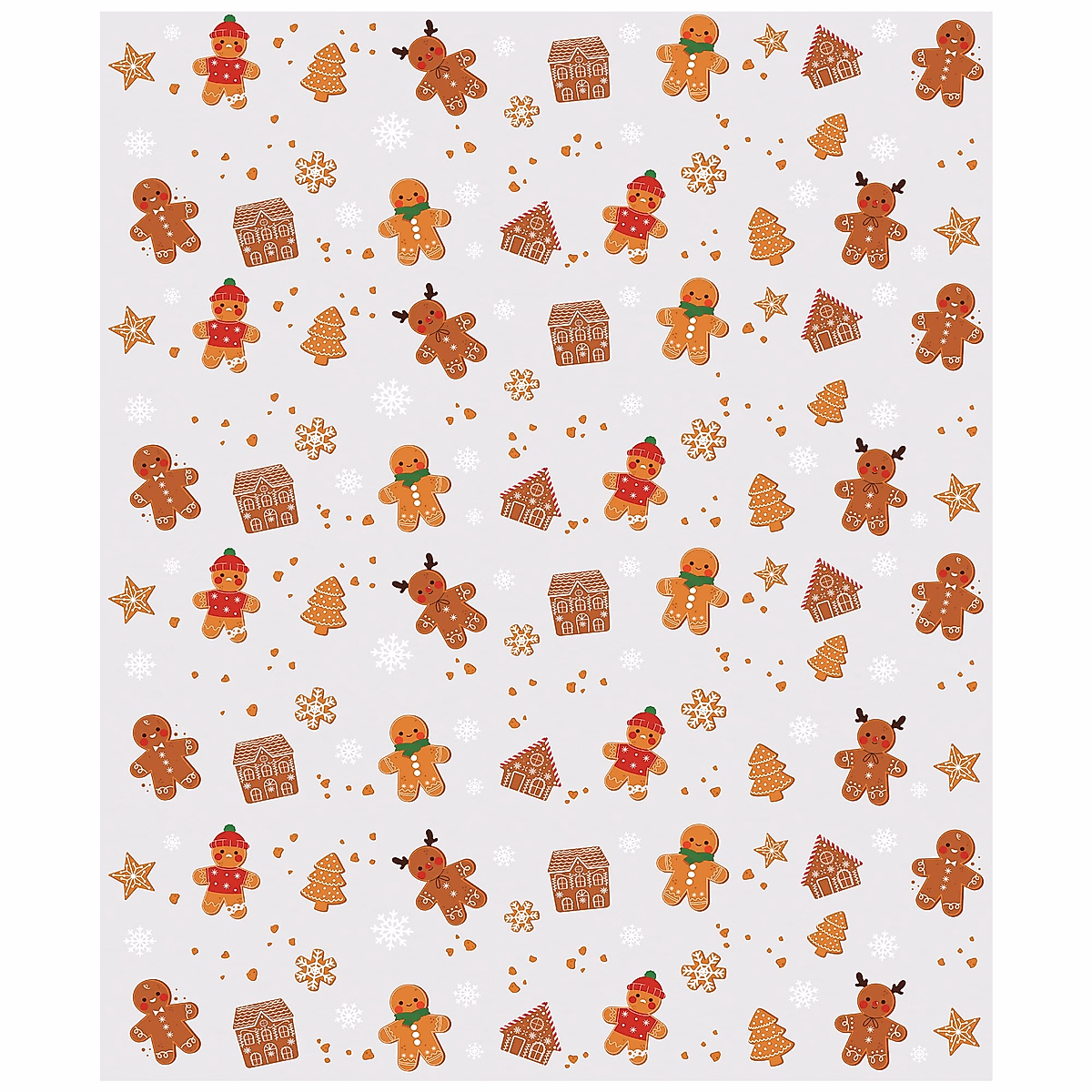 AnapoliZ Christmas Cellophane Wrap Bags | (10 Pcs) X-Large 24” in X 30” in | 2.5 Mil Thick Crystal Clear Cellophane Bags for Christmas Baskets | Gifts, Baskets Wrapping | Christmas Gingerbread Bags