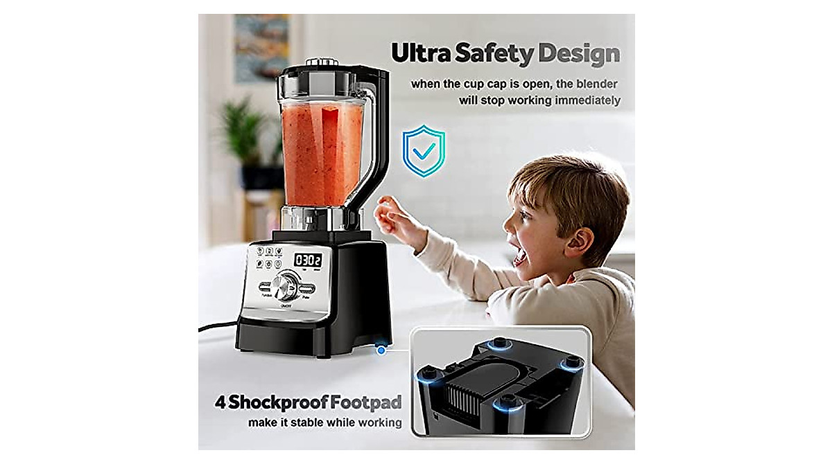 Powerful 1400W Countertop Blender with 2L Capacity | Smart & Versatile