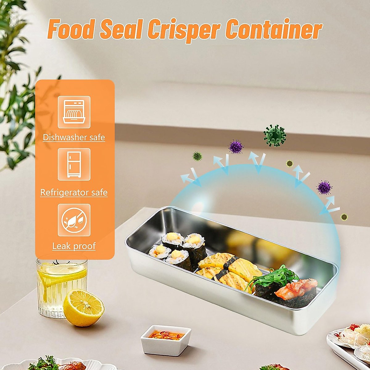 Qivine 2 Pcs Bacon Container for Refrigerator, Bacon Container for Refrigerator,Bacon Storage Containers with Lids Upgraded Airtight Deli Meat Storage Containers for Fridge Deli Meat Keeper