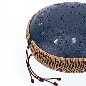Handmade Tongue Drum Rope 12 Inch Steel Tongue Drum Wrap Rings, Protector Hand Braided Pan Drum Cover, For Tank Drum Cover Percussion Instrument Accessories