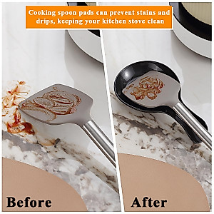 Kyraton Spoon Rest 4 Pack, Plastic Spoon Holder For Kitchen Counter, Kitchen Utensil Rack For Spoons, Tongs, Spatulas, Spoon Rack For Hob, Dishwasher Safe