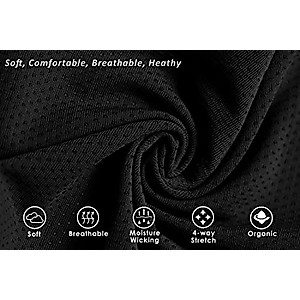 CRISAN Thongs for Women Seamless No Show Thong Stretchy Spandex Nylon Underwear Black X-Small