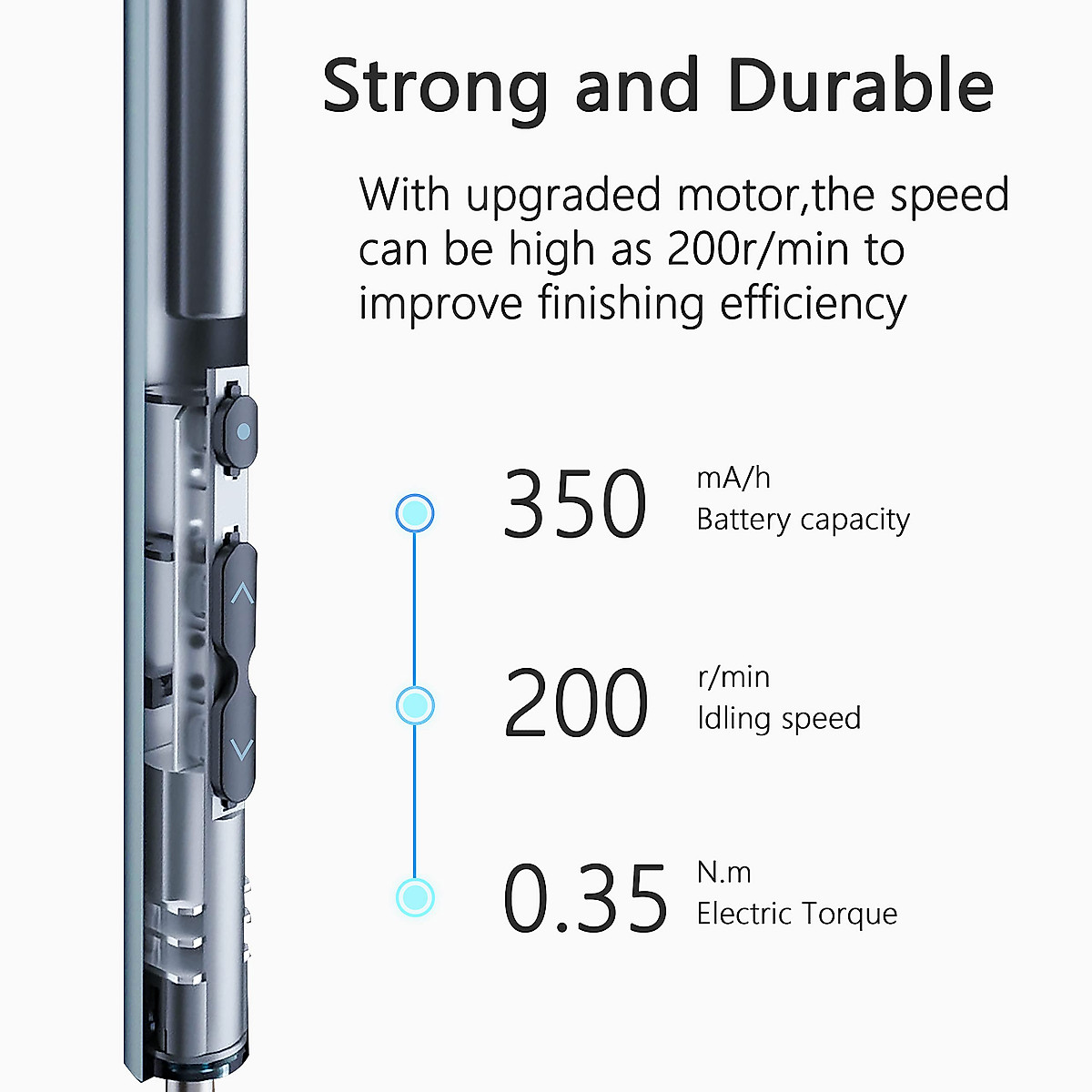 62 In 1 Mini Electric Screwdriver, Rechargeable Portable Small Cordless Electric Screwdriver Kit With Led Light and 48 Standard Screwdriver Heads, Handy Repair Tool for Phone Watch Camera Laptop.