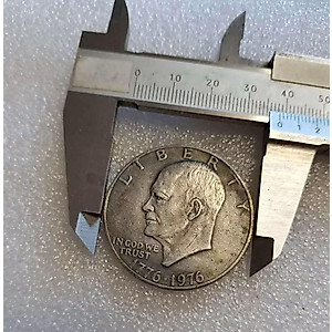 1976 S Eisenhower Proof Type-1 Dollar Choice Uncirculated $1 Retro Art Coin Silver Dollar Collection Commemorative Coin