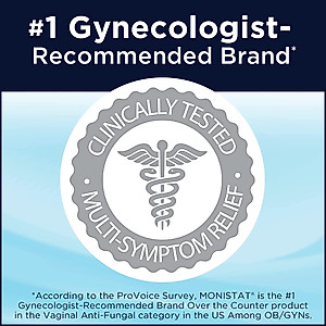 Monistat 1 Day Yeast Infection Treatment for Women, 1 Prefilled Tioconazole Ointment Applicator, 1 Pack